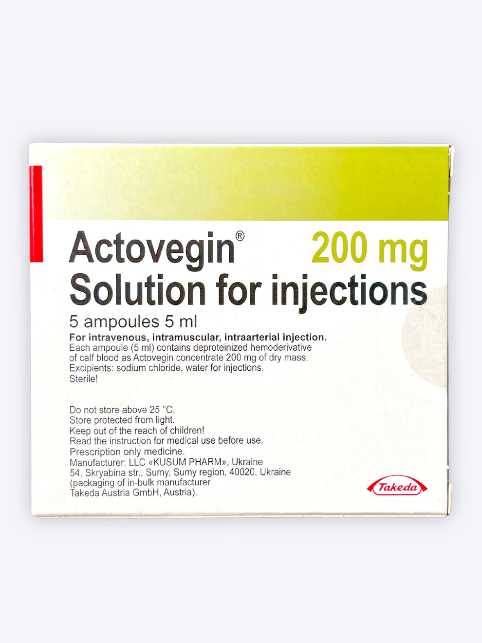 Actovegin (ampollas) precio 200mg 5ml – Pen Peptide España